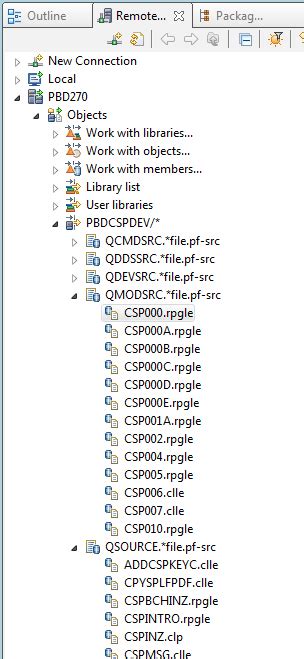Practical Rdi The Remote Systems View And The Object Table View Mc Press Online