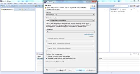 How To Setup A Jpa Project With A Data Connection For Mysql In Eclipse