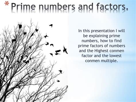 PPT Prime Numbers And Factors PowerPoint Presentation Free Download ID