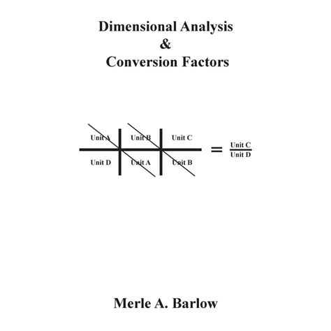 Dimensional Analysis And Conversion Factors Em Promoção Na Americanas