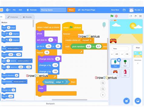 Grow 2 Genius เกมขับรถเก็บของครับ