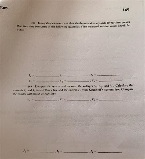 Solved Part 2 Parallel R C Dc Network A Construct The