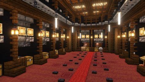Villager Trading Hall Minecraft Design Interior