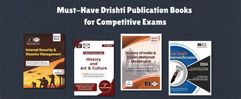 Bestselling Drishti Books For Ssc Banking And State Psc Exams
