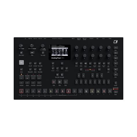 Elektron Analog Four Mkii Tabletop Analog Synthesizer Black Dj Corner