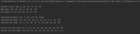 Creating Min Or Max Heap Using A Given Array Then Sorting By Asanka