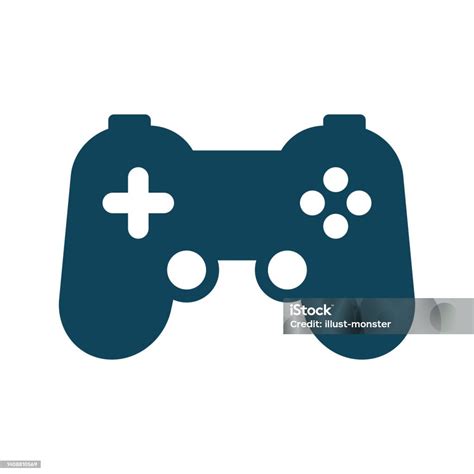 Gamepad Icon Game Controller Vector Stock Illustration Download Image