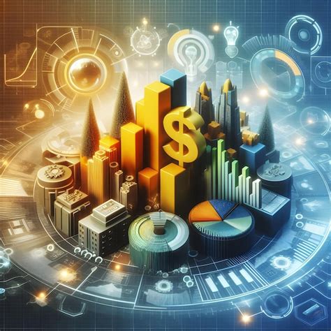 Premium Photo Ultra Realistic 3d Illustration For Effective Economic Analysis Visualization In