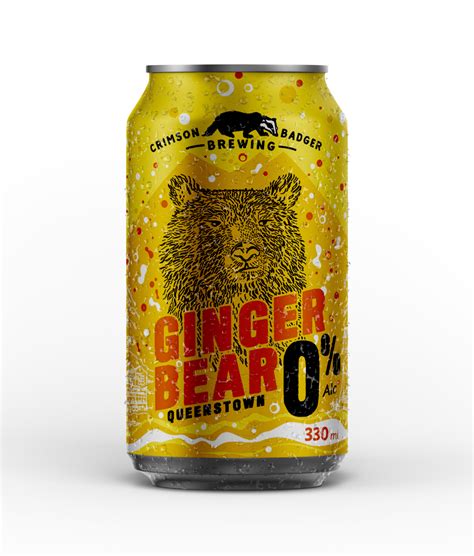 Ginger Bear 0 24 X 330 Ml Crimson Badger Brewing