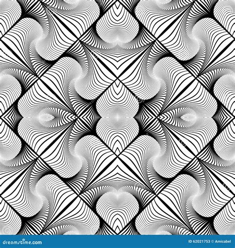 Design Seamless Monochrome Decorative Pattern Stock Vector Illustration Of Decorative Floral