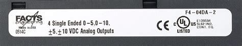 Analog Output Module 4 Ch Voltage Pn F4 04da 2 Automationdirect