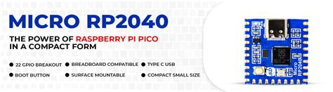 Here Are Some Of The Key Features And Benefits Of The Micro Rp2040