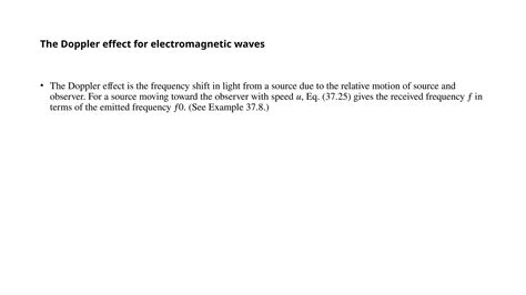 relativity part 2 relativity lorentz transformations doppler effect