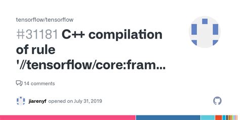 C Compilation Of Rule Tensorflowcoreframeworkinternalimpl