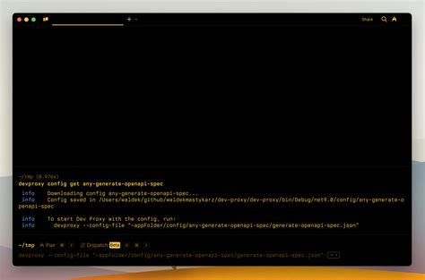 config get dev proxy microsoft learn