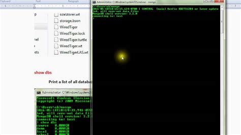 Mongodb Tutorial Show Dbs Command Youtube