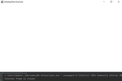 Java Jdesktoppane Geeksforgeeks
