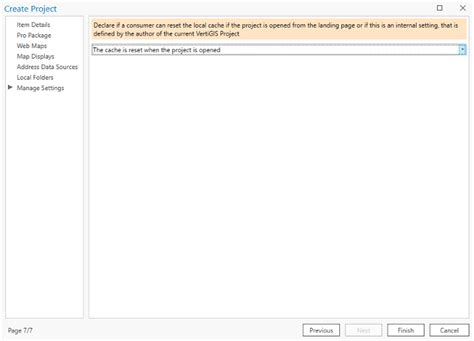Create Vertigis Project