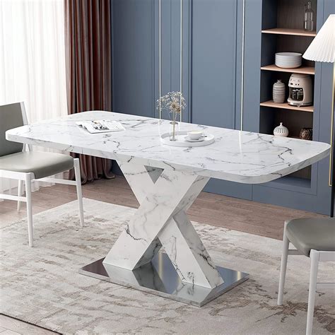 Elegant Marble Top Table For Modern Kitchen Design