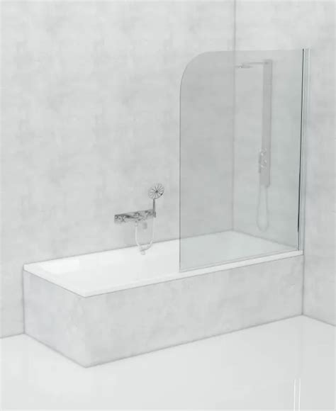 Tat Chrome Single Bath Screen Simply Bathrooms