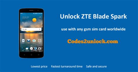 How To Unlock Zte Blade Spark Easily Codes Unlock Blog