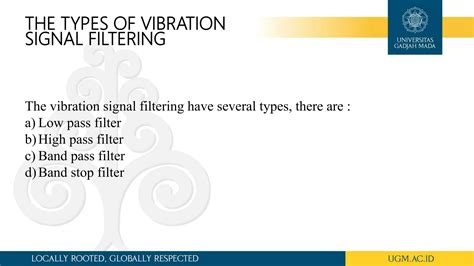 Vibration Signal Filtering Pptx