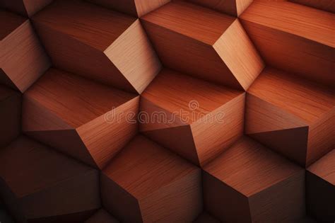 Abstract Background Of Interlocking Wooden Cubes Stock Illustration Illustration Of Texture