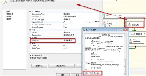 大頭胖備忘錄 Ssis 當資料來源透過cursor或程式邏輯產生的要如何取出資料集？ 使用 執行sql工作