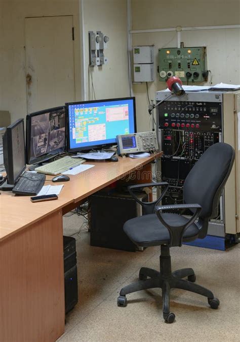 Novosibirsk Russia February 8 2024 The Control Workplace Of High