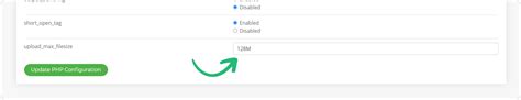 How Do I Change PHP Maximum Upload File Size I Support Database