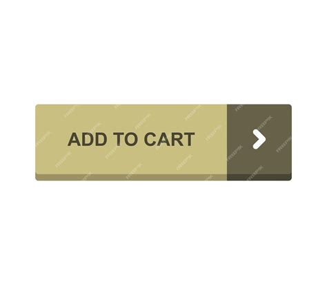 Premium Vector Add To Cart Button