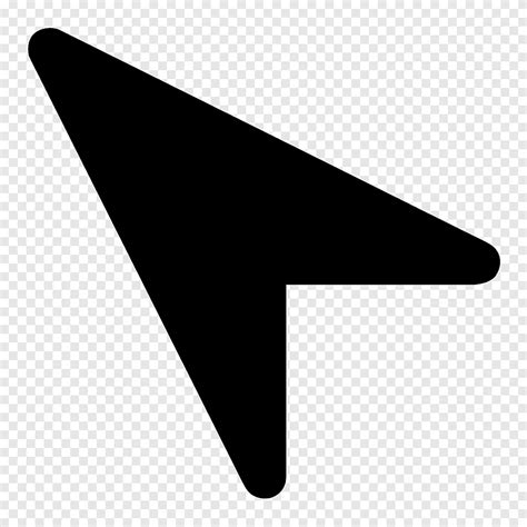 Airplane Line Angle Point Black And White Mouse Cursor Angle