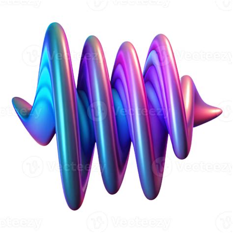 Elegant Abstract An Abstract Representation Of Sound Waves Rendered In