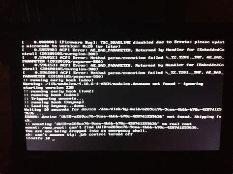 arch not loading r archlinux