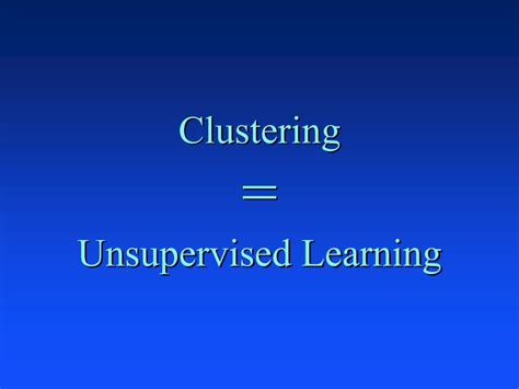 Ppt Unsupervised Learning And Data Mining Powerpoint Presentation Free Download Id3710350