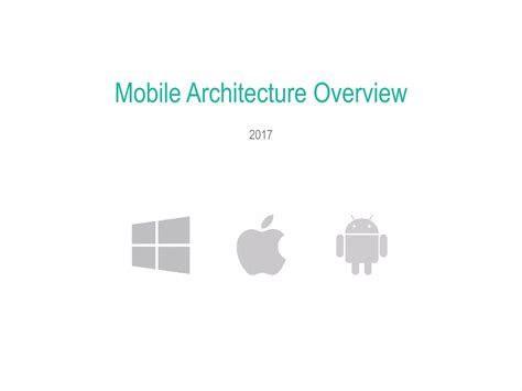 Mobile Architecture Overview PPT