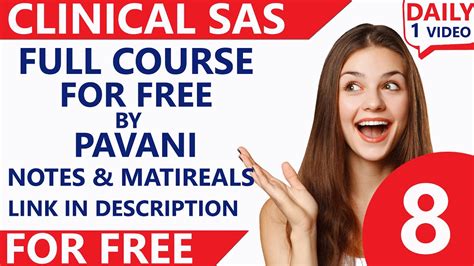 Sas Tutorials For Beginners Clinical Sas Programming Full Course Day