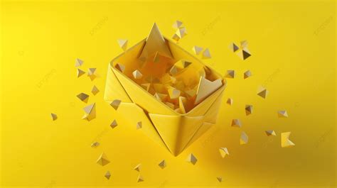 3d의 노란색 봉투 아이콘은 활기찬 배경에서 메일 통신을 전달하는 부동 기호를 렌더링합니다 이메일 3d 창조적 인 3d
