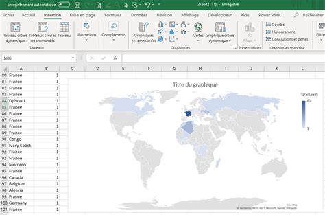 excel 2016 comment utiliser un fichier csv le convertir et réaliser une carte choroplèthe