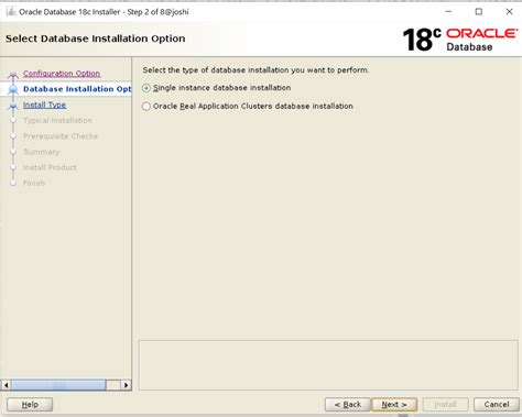 nabhesh joshi oracledba oracle database 18c installation on linux 7