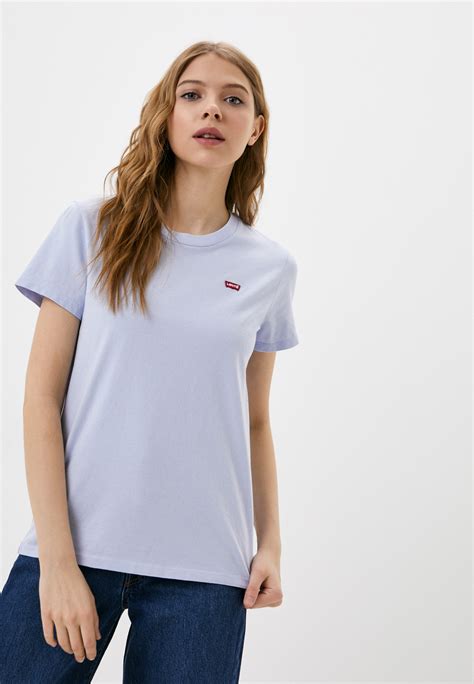 Футболка Levi's® PERFECT TEE, цвет: голубой, RTLABD360101 — купить в ...