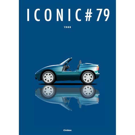 Affiche Cirebox De La Bmw Z1 De 1988 En A3