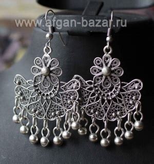 Серьги в стиле украшений народности Хмонг (Мяо) | afgan-bazar.ru