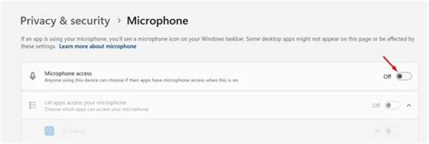 How To Enable Or Disable Microphone Access In Windows