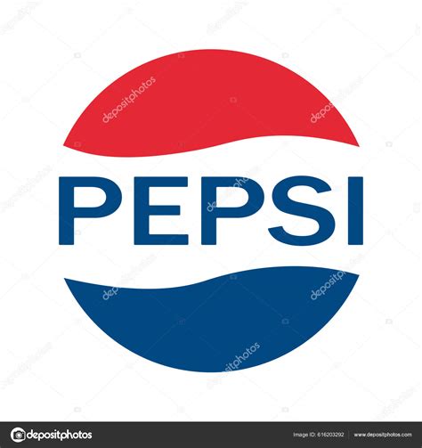 Pepsi Logotype White Background Fast Food Beverage Cold Carbonated Drink Stock Vector Image By