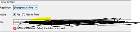 Error Messagelifetime Validation Failed The Token Is Expired Knime