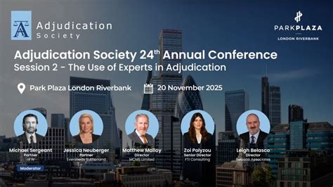 Adjudication Society 24th Annual Conference Date 20 November 2025