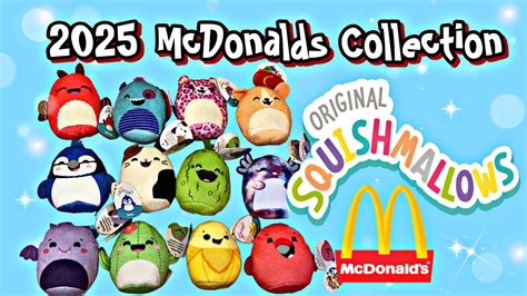 2025 Squishmallows Happy Meal Collection Review Full Set Of 12