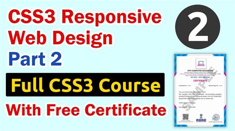 Css3 Responsive Web Design Part 2 Youtube