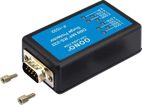 Rs232 Db9mf Led Link Tester Con Protección Contra Sobretensiones Yaxa